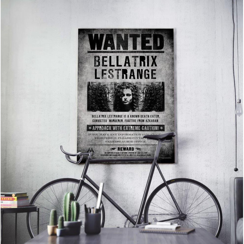 MightyPrint Harry Potter Wanted Bellatrix Lestrange' MightyPrint Wall Decor & Reviews | Wayfair